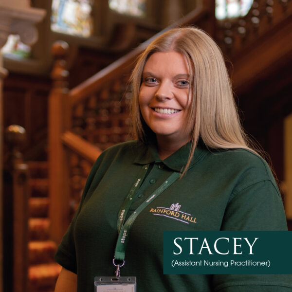 Meet the team - Stacey - Rainford Hall - Steps Together Rehab